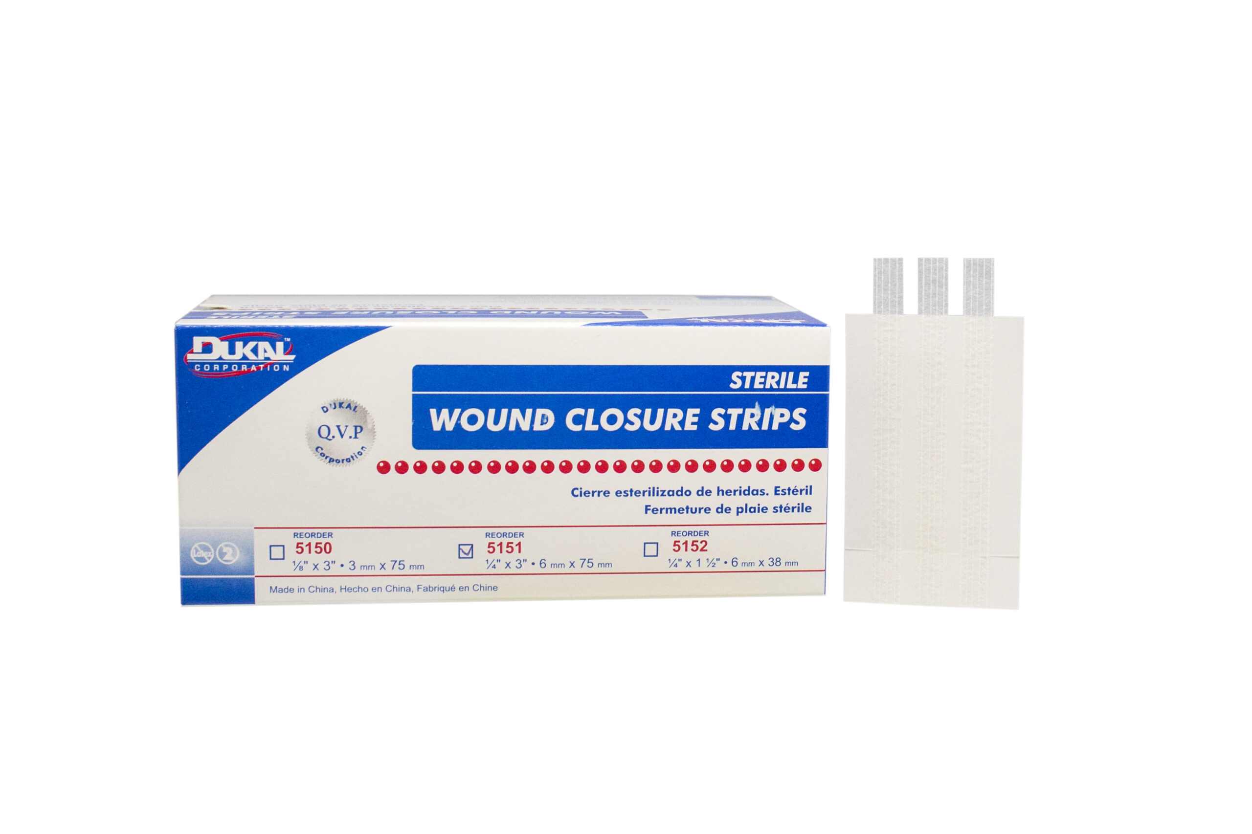 DUKAL Wound Closure Strips - Bowers Medical Supply