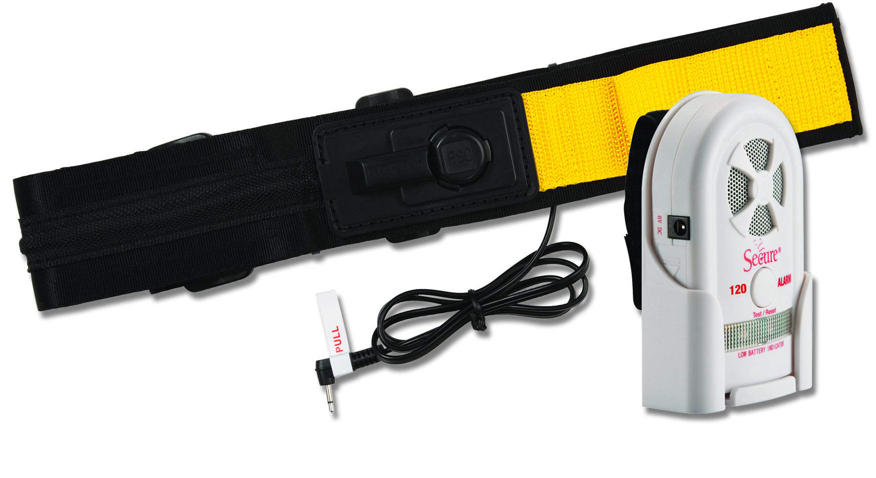 PSC 120 dB Fall Management Alarm Seat Belt Set - Bowers Medical Supply